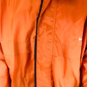Nike | Jackets & Coats | Mens Nike Wind Breaker Orange Large | Poshmark